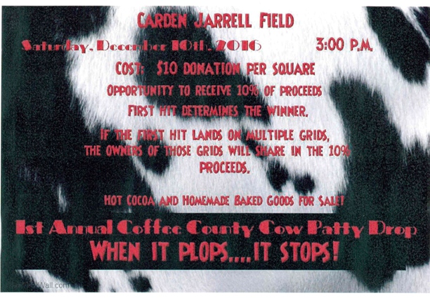 CHS Cheerleaders to Host “Cow Patty Drop” – Thunder Radio